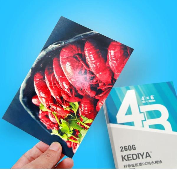 Quality Waterproof Kediya Pigment Ink RC Inkjet Printing Photo Paper for sale