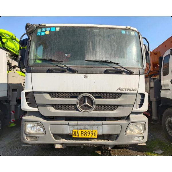 Quality USED ZOOMLION 52m pump truck Concrete Pump 2013 boom pump Benz chassis for sale