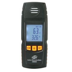 Quality 1ppm Industrial Gas Leak Detector , Smart Sensor Handheld Carbon Monoxide Meter for sale