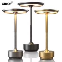 Quality 3W Rechargeable LED Desk Light 2000mAh Touch Switch Three Color Dimming Table for sale