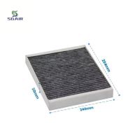 Quality 99.99% Activated Carbon Air Filter With Low Resistance Strong Adsorption for sale