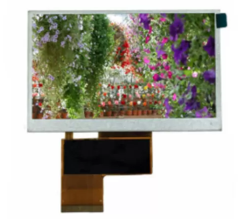 Quality Custom Transparent 4.3 Inch TFT LCD Display with 480x272 Resolution and IPS for sale