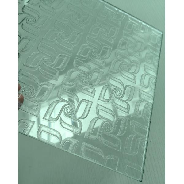 Quality Anti-Slip Flat Pattern Laminated Glass in Clear/Extra Clear for Customizable for sale