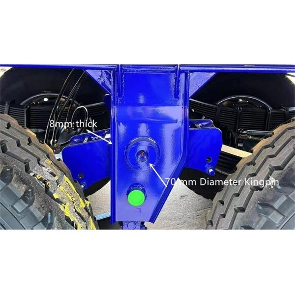 Quality 3-Axle Flatbed Semi-Trailer Steel Container Skeleton Truck Trailer for sale