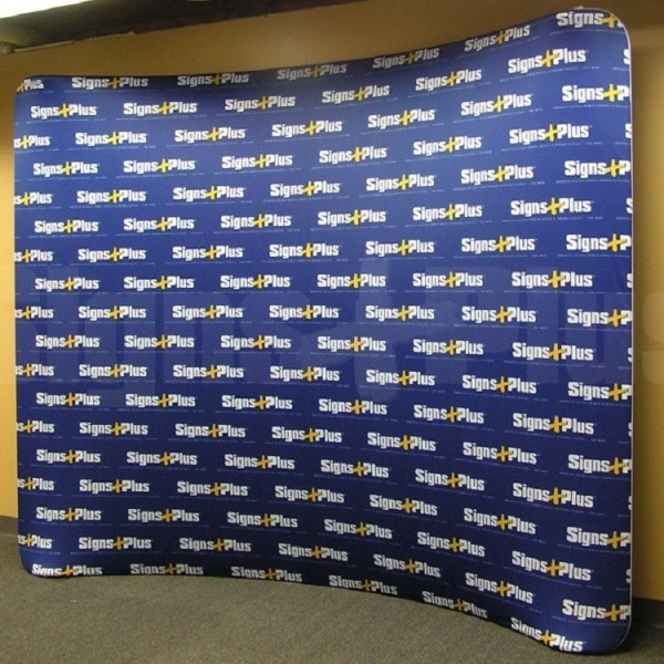 Quality Reusable Trade Show Banner Stand Single Double Sided Fabric Printing  EZ Tube for sale