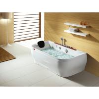 Quality Alkali Free Whirlpool Massage Bathtub Sanitary White Acrylic Tub M1786 for sale