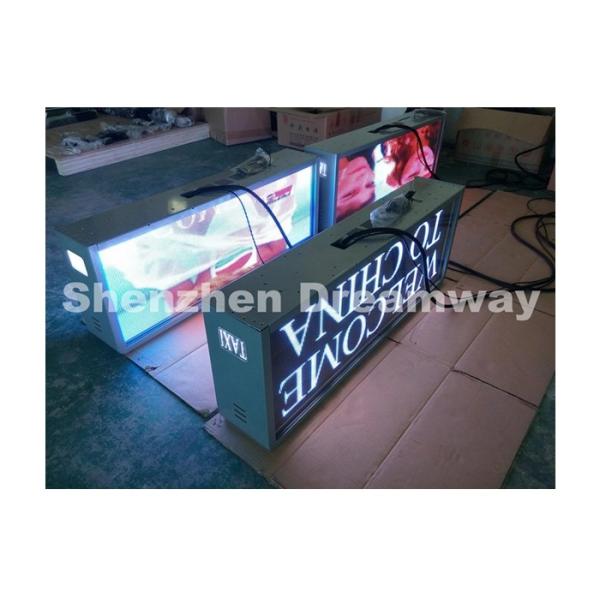 Quality P5 Outdoor SMD3528 Silver Taxi LED Display For Video Advertising for sale