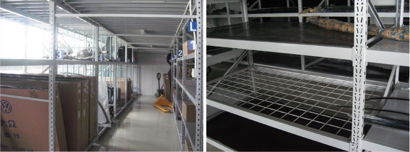 Mezzanine Rack for automobile 4s stores Warehouse Storage Rack