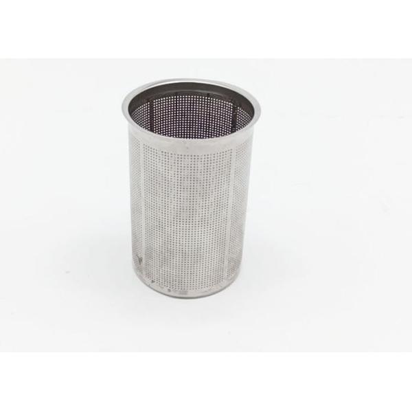 Quality 220 Micron 0.5mm Thickness Perforated Metal Pipe , Water Filter Elements For for sale