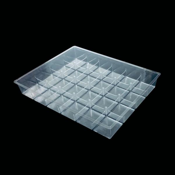 Quality 39000SQM Production Area Custom Clear PET Vacuum Forming Packaging for Ice Cube Ice Block for sale
