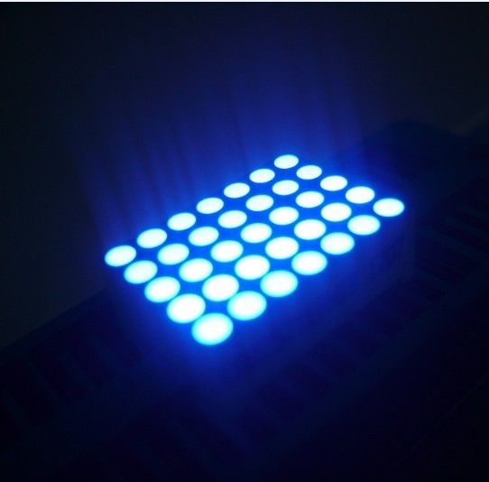 Quality Ultra Bright Red 2.0mm 5x7 Dot Matrix Display High brightness for sale