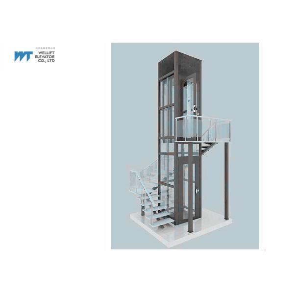Quality Machine Room Less 360 Degree Sightseeing Villa Elevator for sale