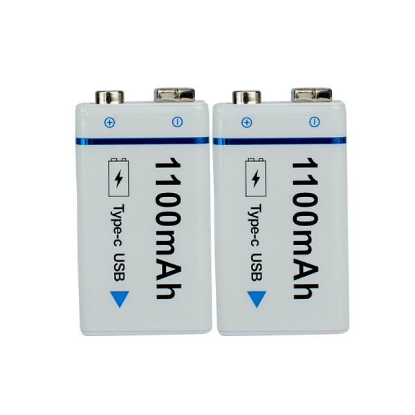 Quality 9V Batteries, 10-Year Shelf Life, 9v Battery for Smoke Detector, 9 Volt Power Supply for Guitar Pedals, Square Batteries 9V Lithium-ion battery for Smoke/CO Detector, Electronics & Audio for sale