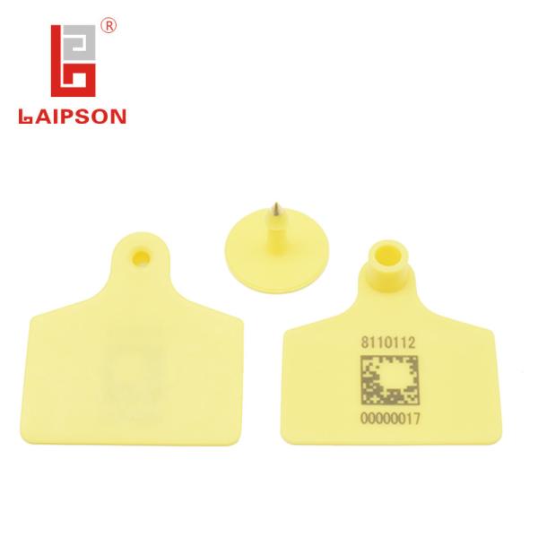 Quality 62mm Medium Tpu Cow Cattle Ear Tags For Animal Husbandry Management for sale