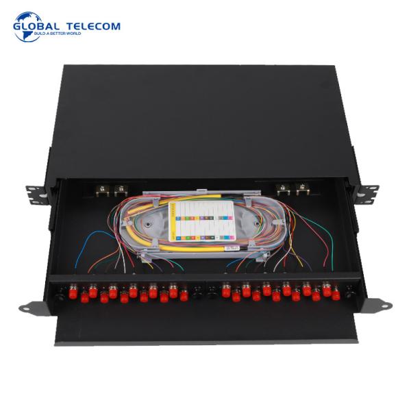 Quality Odf Fiber Optic Patch Panel Wall Mounted 12 24 48 96 144 Port for sale