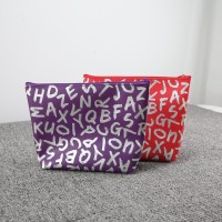 Quality PVC Personalised Makeup Bag Lightweight Eco Friendly Plastic Zippered Cosmetic for sale