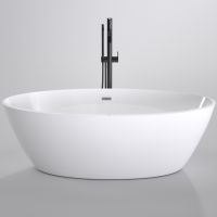 Quality Oval Luxury Freestanding Bathtub Egg Design with Customized Request and Hand for sale