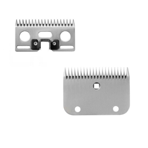 Quality 24 Teeth Horse Clipper Blade with 18 Teeth Comb and 3 mm Cutting Height for Professional Equine Grooming for sale