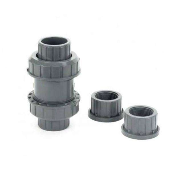 Quality 4" PVC Non Return Swing Check Valve STANDARD Length and PP Ball for Sump Pump for sale