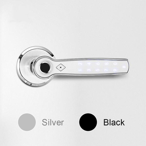 Quality TTlock Fingerprint Bluetooth Smart Lock Keyless Zinc Alloy Handle for sale