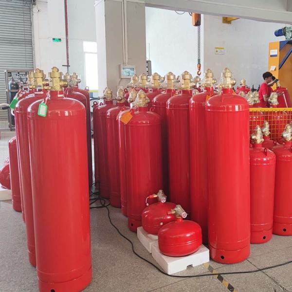 Quality Substation FM200 Cylinder For Fire Fighting Systems Hfc-227ea CO2 N2 Gas Tanks for sale