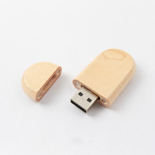 Quality Maple Bamboo personalised wooden usb stick 128GB 60mm length for sale