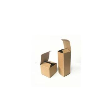 Recycled Brown Kraft Gift Boxes Foldable Perfume Packaging Digital Printing