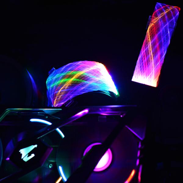 Quality 24Pin RGB Extension Cable Neon Light cable for Gaming PC Single headlight for sale