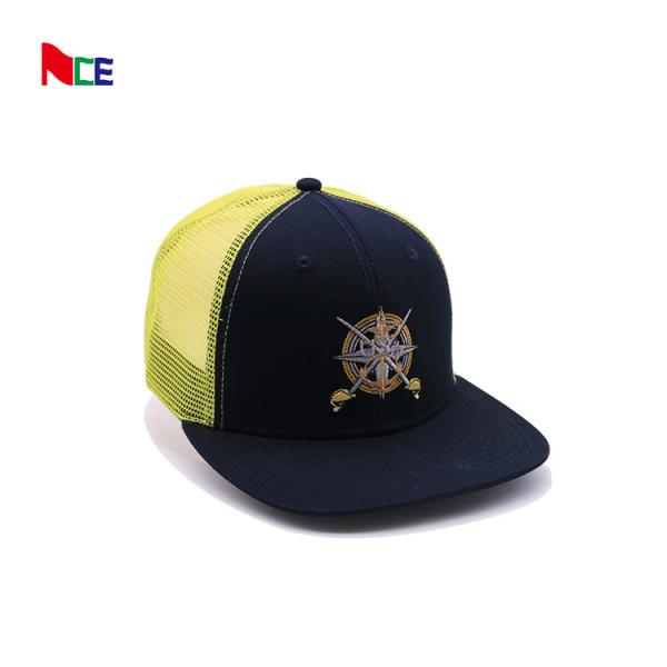 Quality Richardson 112 6 Panel Trucker Snapback Cap Polyester Cotton Material for sale