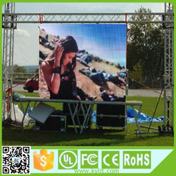 Quality Full Color Led Display Screen Hire , Outside Led Screen 1/13 Scan Driving Method for sale