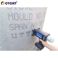 Quality DOD Expiry Date Printing Machine Inkjet 2 Lines For Concrete Structure for sale