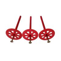 Quality Durable red Hammer In Plastic Insulation Fixings For House Wall for sale