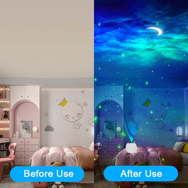 Quality KTV Moonlight Galaxy Moon Projector Multiscene ABS PC Material for sale