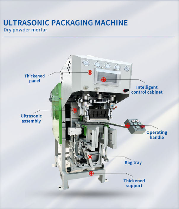 CE-certified powder packaging machine front view