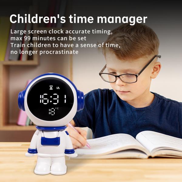 Quality APP Control Customized Lighting Smart Wake-up Astronaut Alarm Clock for sale