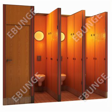 Quality Top Mounted Toilet Partition Wall with Full Privacy and Fire Resistance for sale