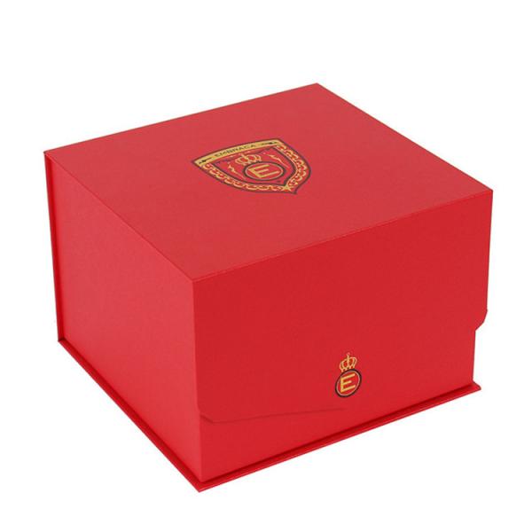 Quality Magnetic Closure Square Baseball Cap Shipping Box Hard Cardboard Lightweight for sale