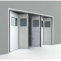 Quality Manual / Automatic Sliding Folding Doors 57mm Door Panel Thickness for sale