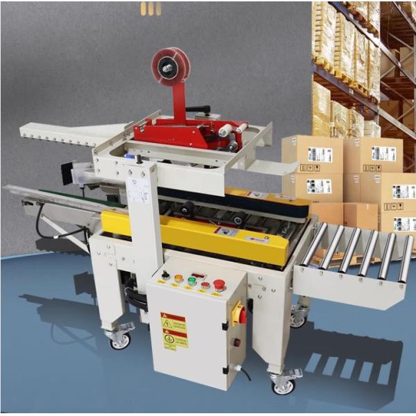 Quality 1830x670x1230mm Automatic Carton Box Sealing and Labeling Machine for Easy for sale
