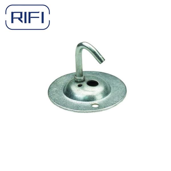 Quality Galvanized Finish Round Metal Electrical Box Cover For BS4568 Junction Boxes for sale