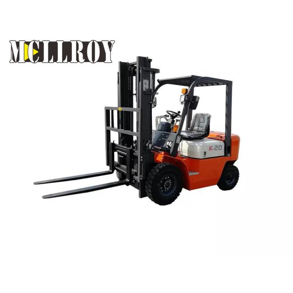 Quality 4WD Diesel Powered Forklift , 4 Wheel Drive Forklift With 2000kg Loading Capacity for sale
