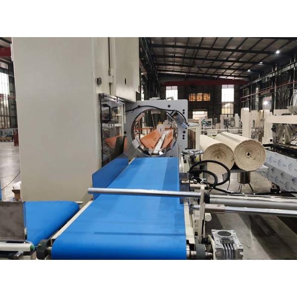 Quality Automatic Maxi Toilet Tissue Paper Roll Band Saw Cutting Machine for sale