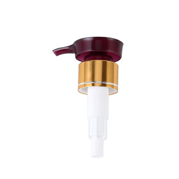 Quality OEM Brushed Gold Airless Cosmetic Soap Lotion Pump 24/415 for sale