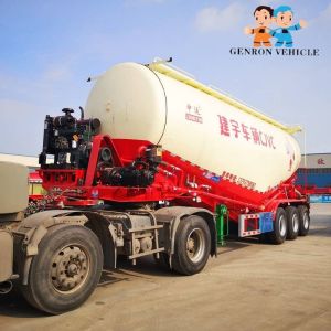 Quality BPW Axle Dry Powder 12M 50cbm Oilfield Cement Bulk Trailer for sale