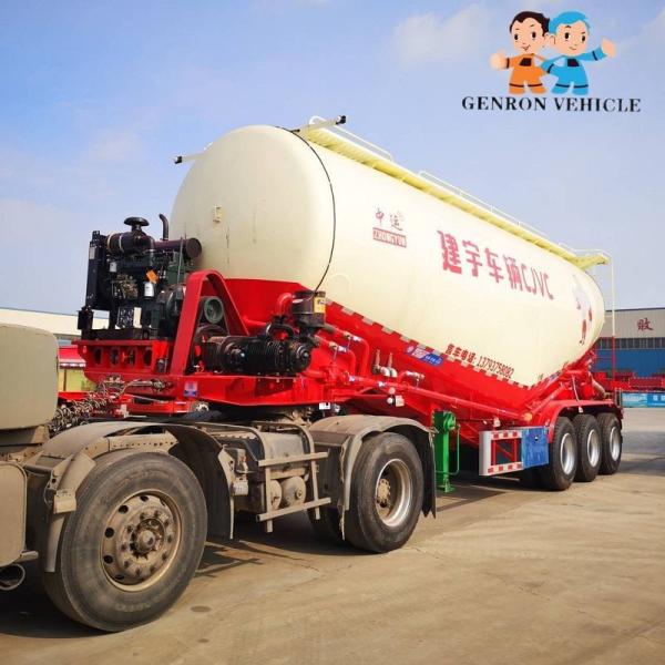 Quality BPW Axle Dry Powder 12M 50cbm Oilfield Cement Bulk Trailer for sale