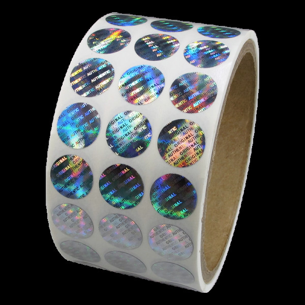 Quality 2 * 3cm 2D 3D Moving Grating Security Hologram Stickers for sale