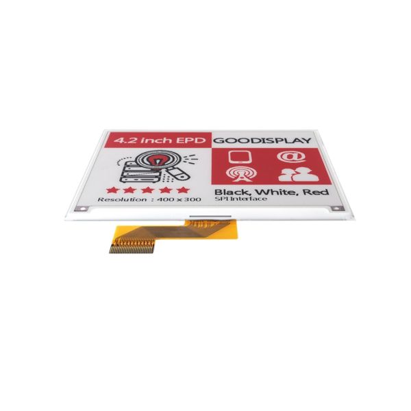 Quality 4.2inch 3-Color E Ink Display with 10s Fast Refresh and Partial Update for for sale