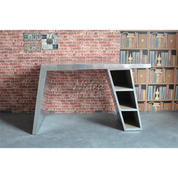 Quality Nidea #8312 Customization Industrial Vintage Handmade Aluminum Console Table Home Office Studio Desk Durable for Wing Furniture for sale