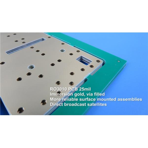 Quality Rogers RO3010 High Frequency PCB 50mil Coating Immersion Silver for sale