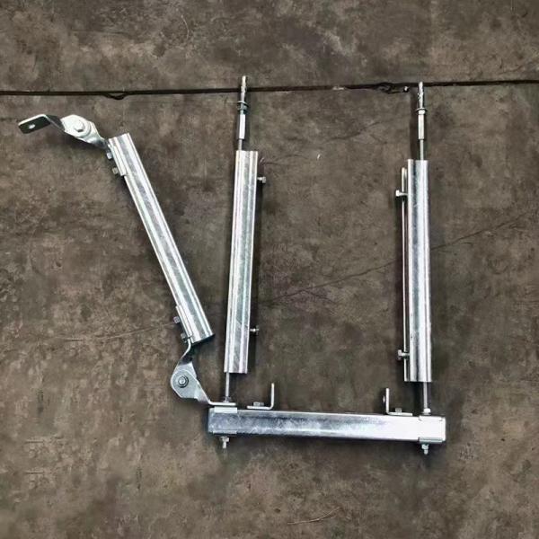 Quality Adjustable Height Seismic Support For Cable Tray With Bolted Mount 4 Inches Wide for sale